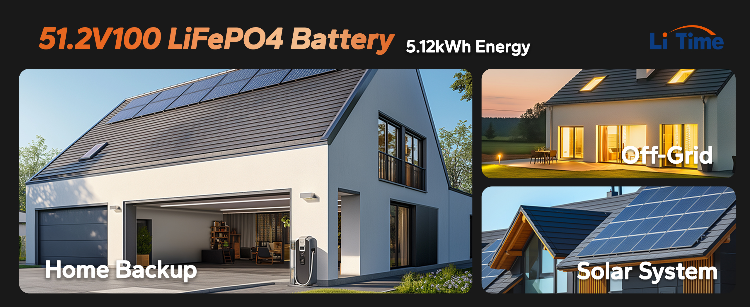 LiTime 48V 100Ah ComFlex Edition Home Energy Storage Lithium Battery – LiTime-US